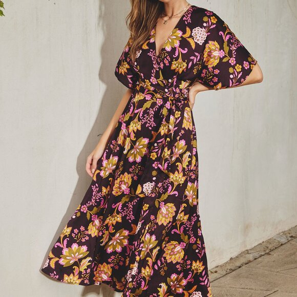 Dress Forum | Dresses | Fall Floral Dress | Poshmark